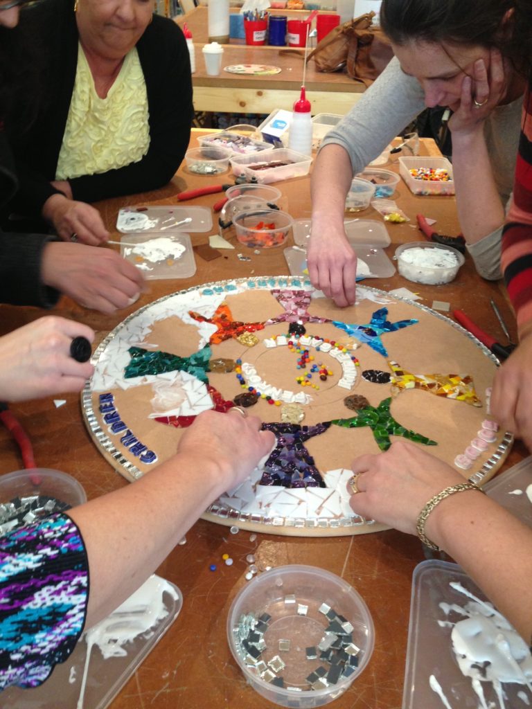 Mosaics and Bubbles - Team Building Made Easy